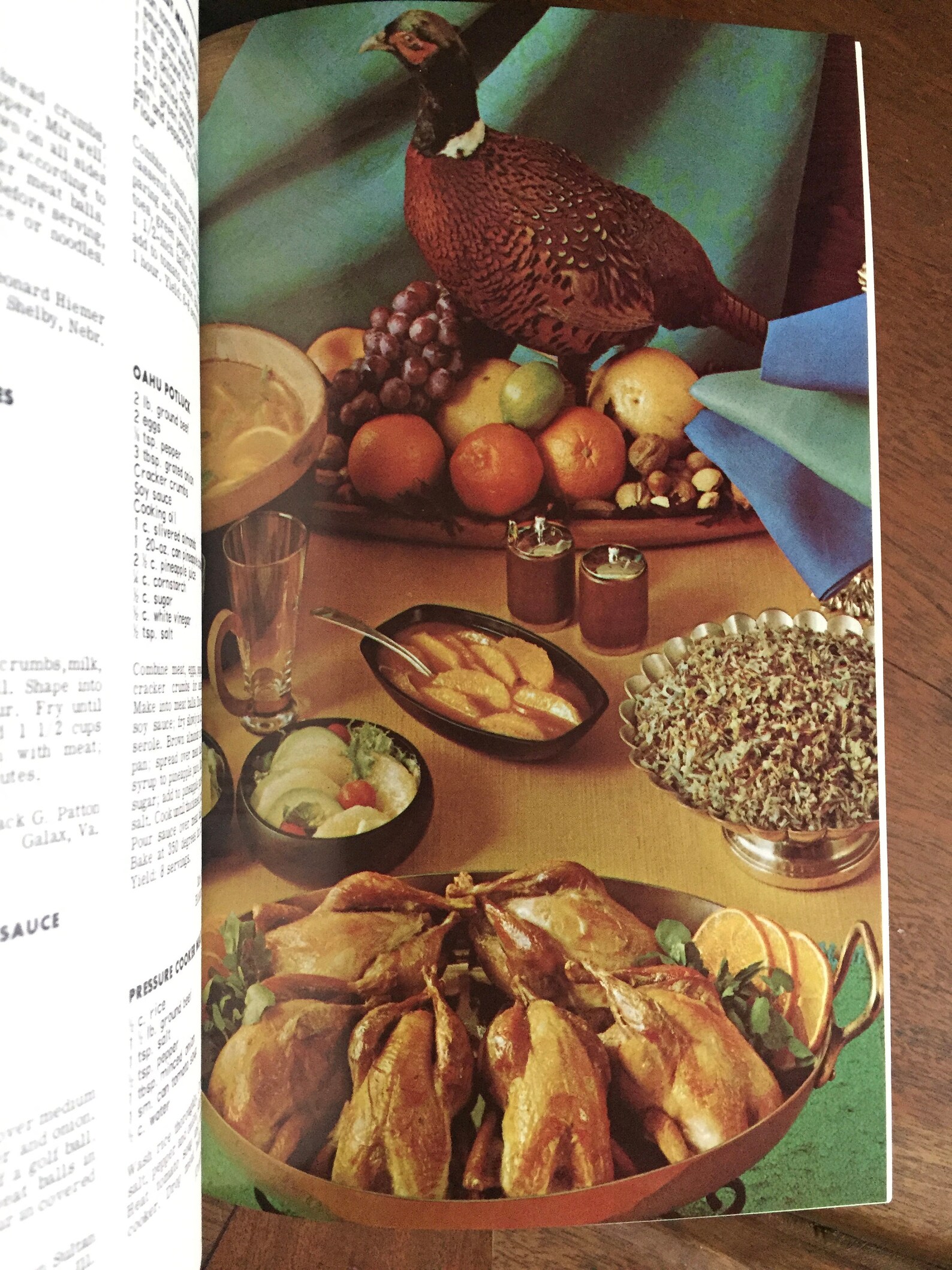 Vintage 1966 Cookbook Favorite Recipes of America MEATS - Etsy