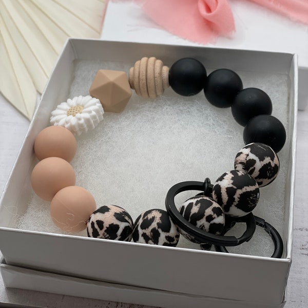 Beaded Bracelet Key Holder - Etsy