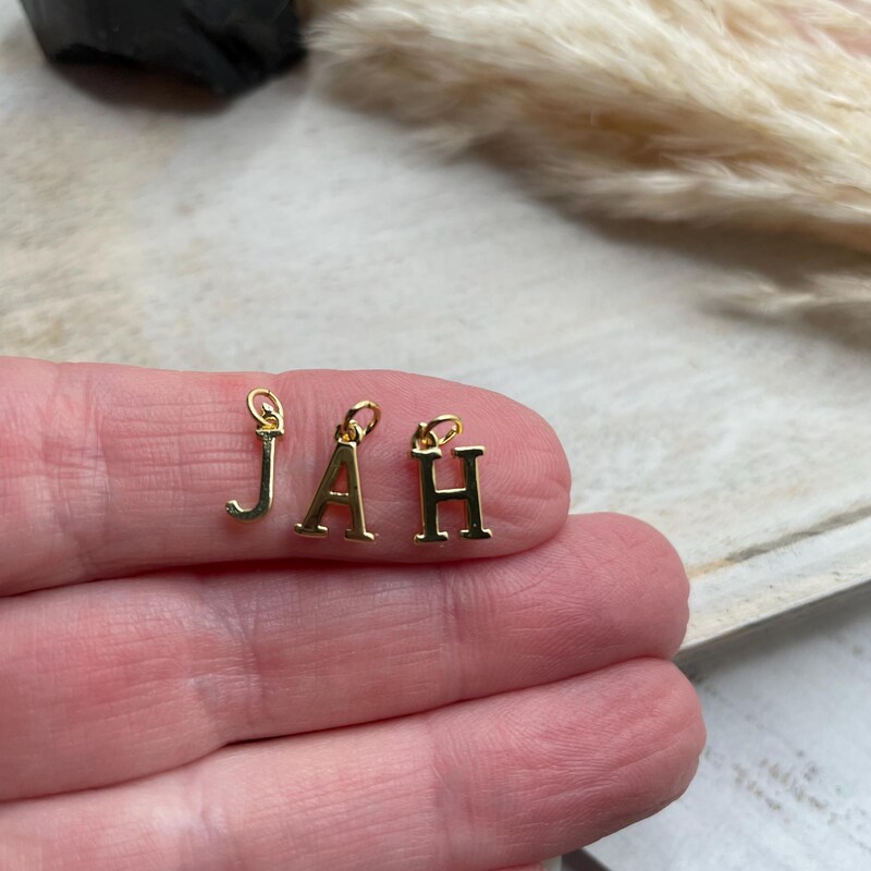 Initial Charm - Etsy