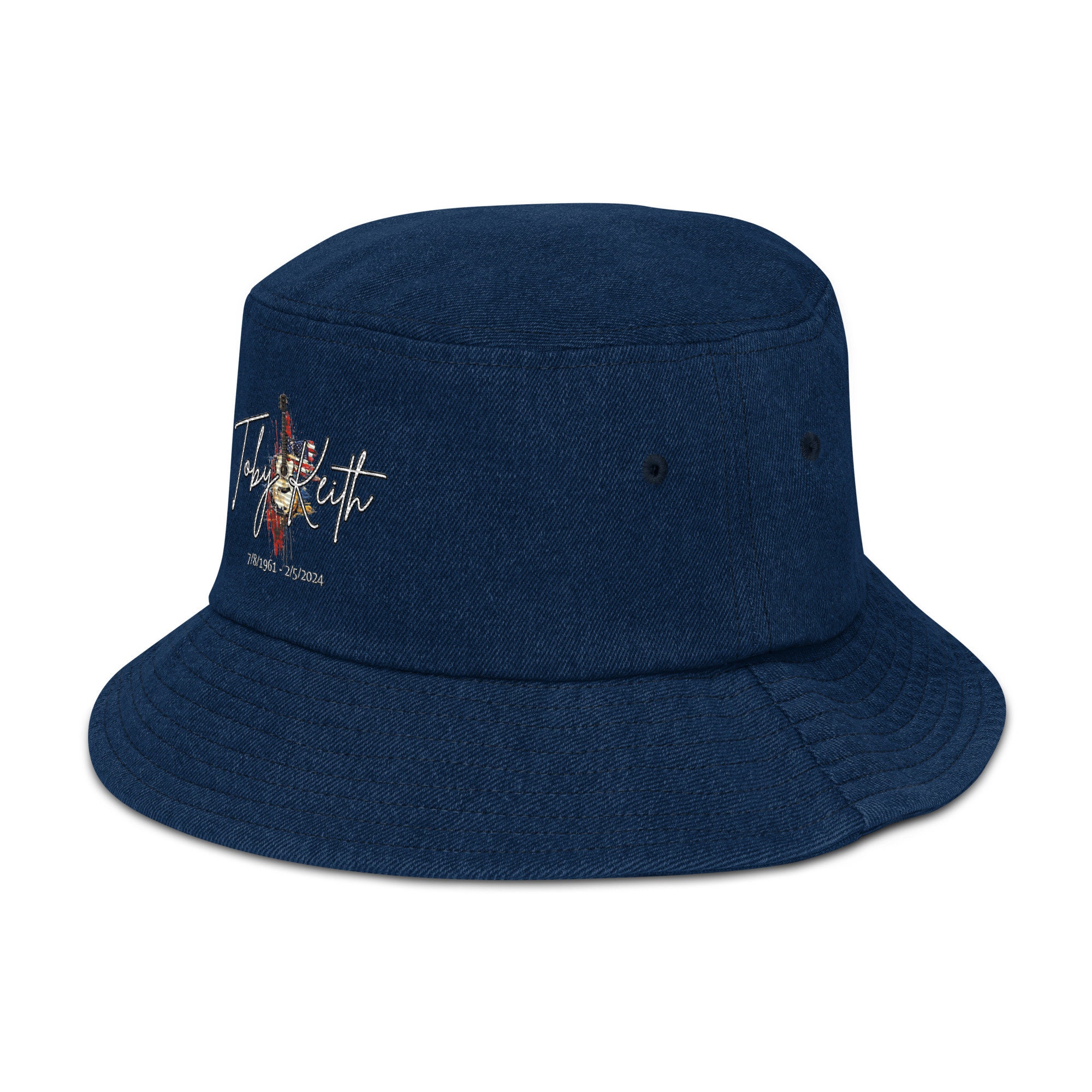 Toby Keith Denim Bucket Hat - Etsy