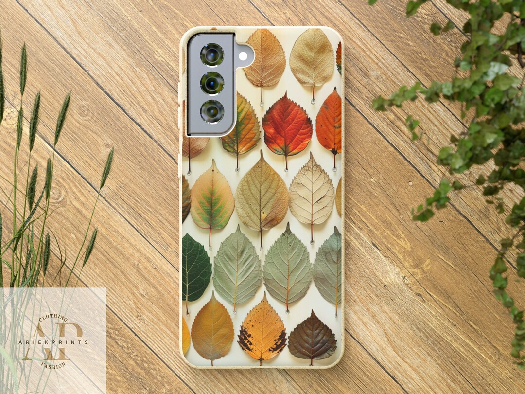 Custom Biodegradable Eco-friendly Leaf Pattern Phone Case for iPhone ...