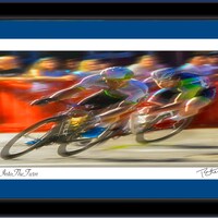 Abstract Modern Bicycle Art Print, Watercolor Bike Illustration ...