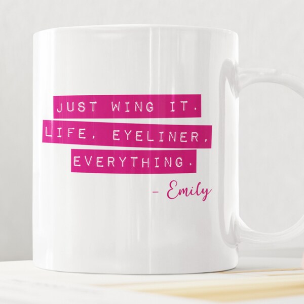 Just Wing It Mug - Etsy