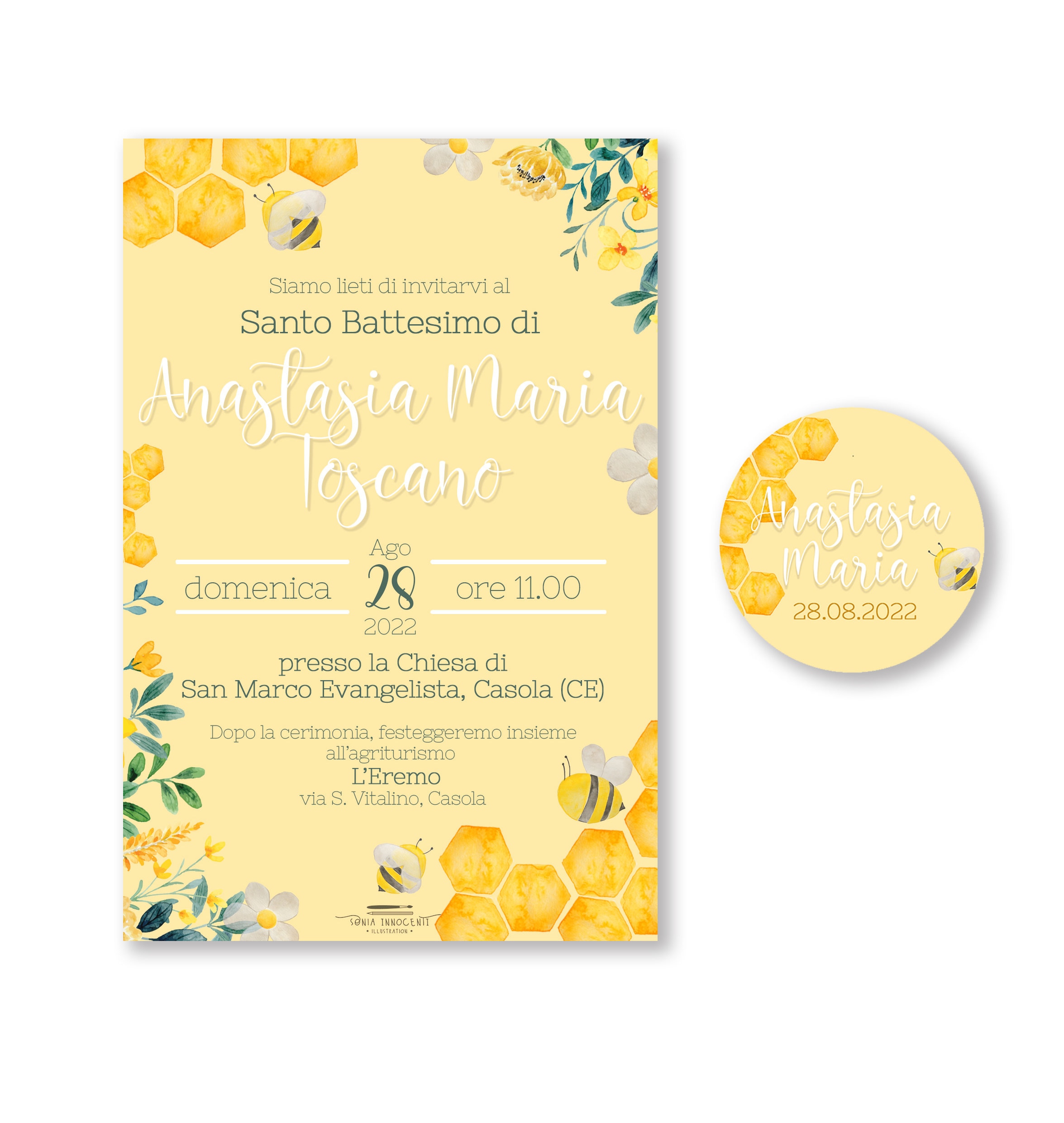 Placeholders Invitations Tags baptism and Events - Etsy UK