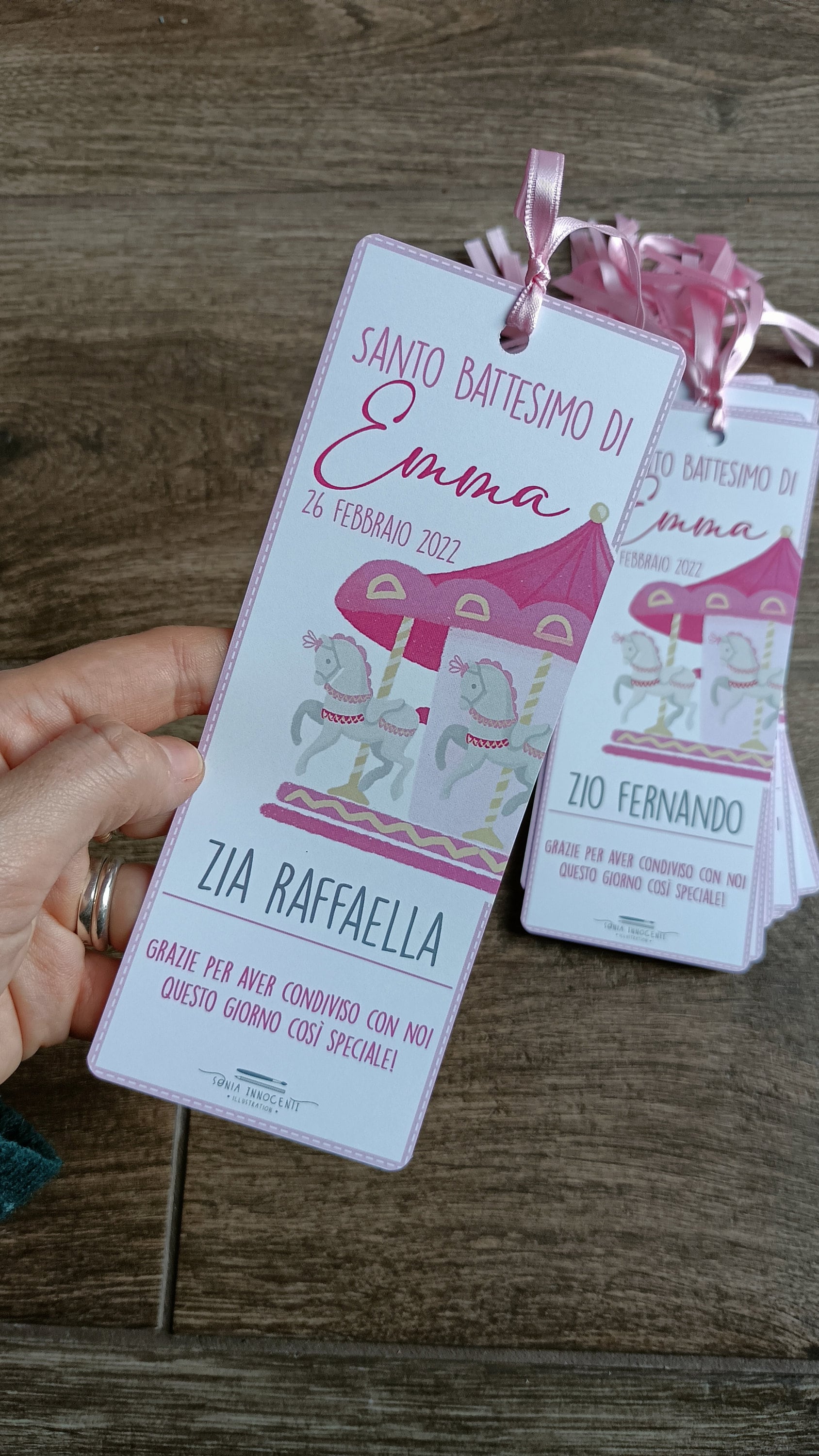 Placeholders Invitations Tags baptism and Events - Etsy UK