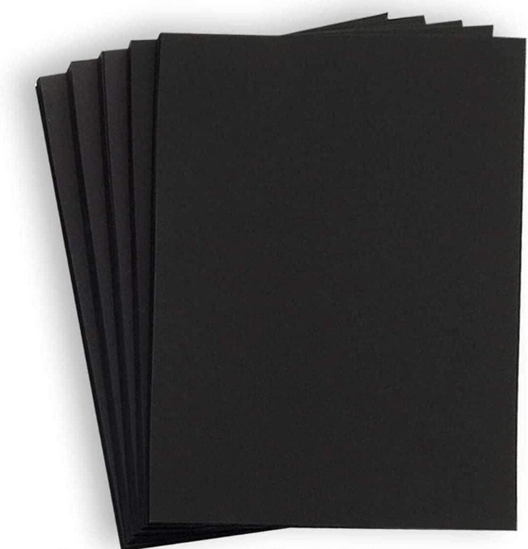 Hamilco 8x10 Black Cardstock Paper 80 Lb Cover Card Stock 50 Pack - Etsy
