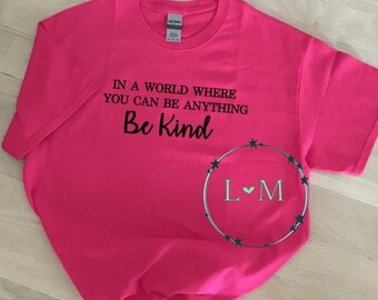 Be Kind Heart National Pink Shirt Day Anti-bullying Kindness Be Both ...