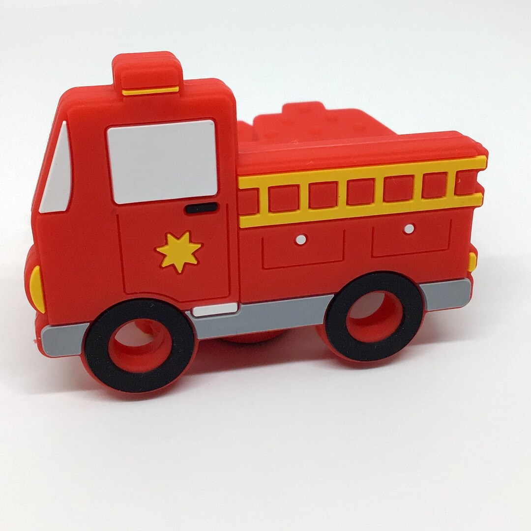 Fire Truck Teether | Teething | Teether | Silicone Supplies | Fire ...