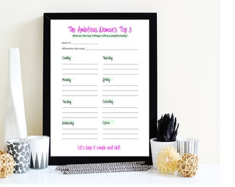Ambitious Planner - Etsy