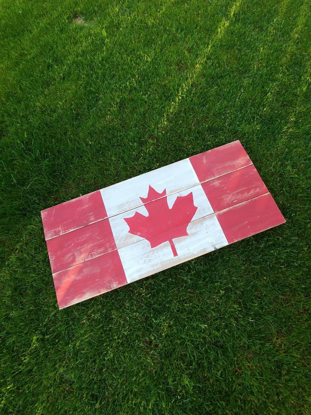 Canadian Flag Rustic Wood Sign - Etsy Canada