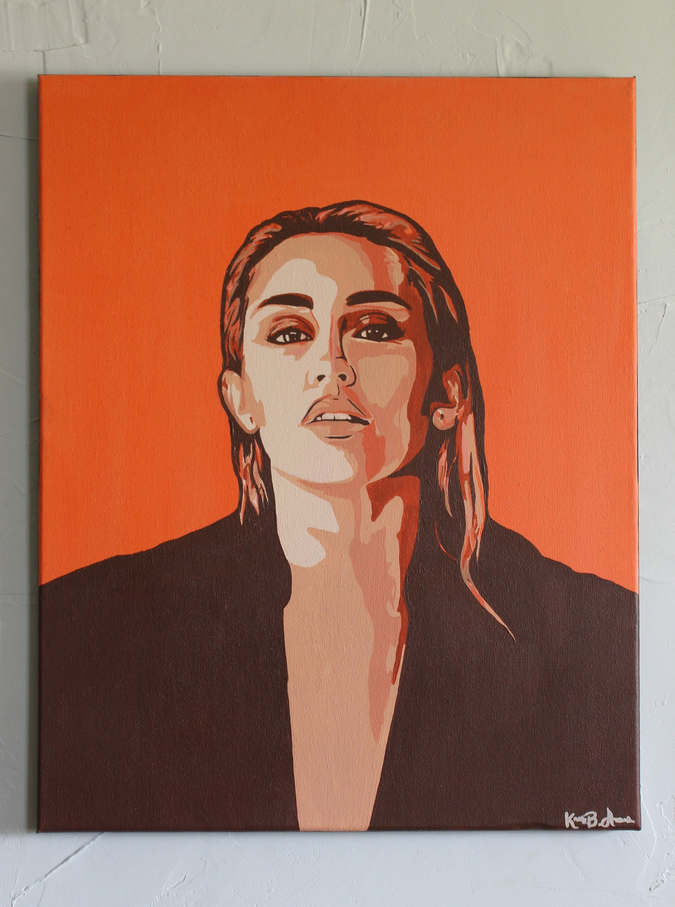 Miley Cyrus Painting