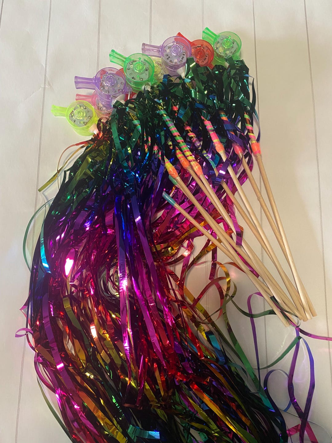 Light-up Whistle Party Streamers LED Glow in the Dark Fun - Etsy