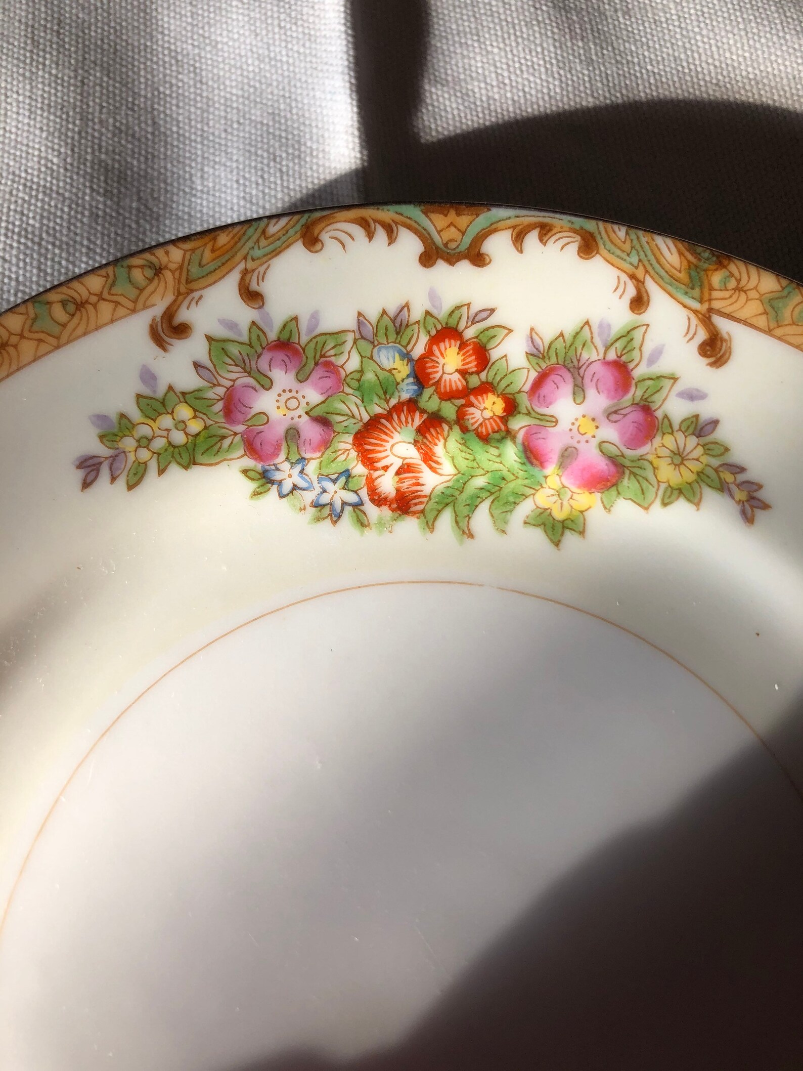 Vintage Fine China Dessert Plates / Tea Party Mismatched China (6b138 ...