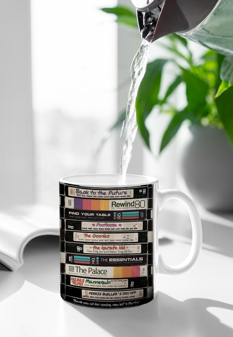 Vintage Videotape Mug Cool VHS Mug Funny Mug Movie Lovers Mug Coffee ...