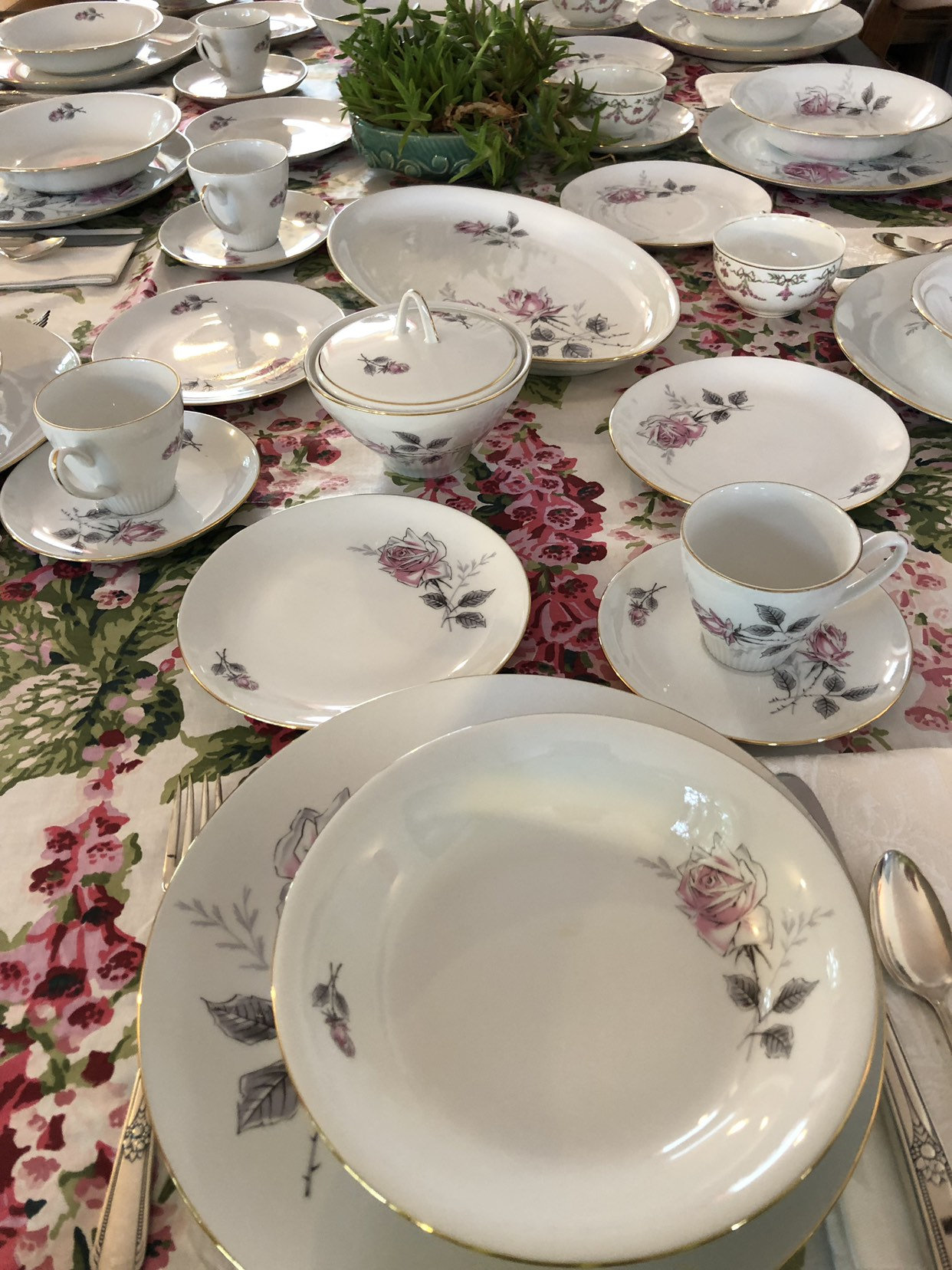 Vintage Fine China Set Bohemian China Setting for 8 People From Bohemia ...