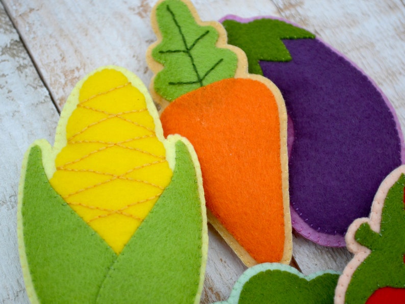 CORN Pdf Felt Pattern, Felt Corn on the Cob, Felt Toy Sewing Pattern ...