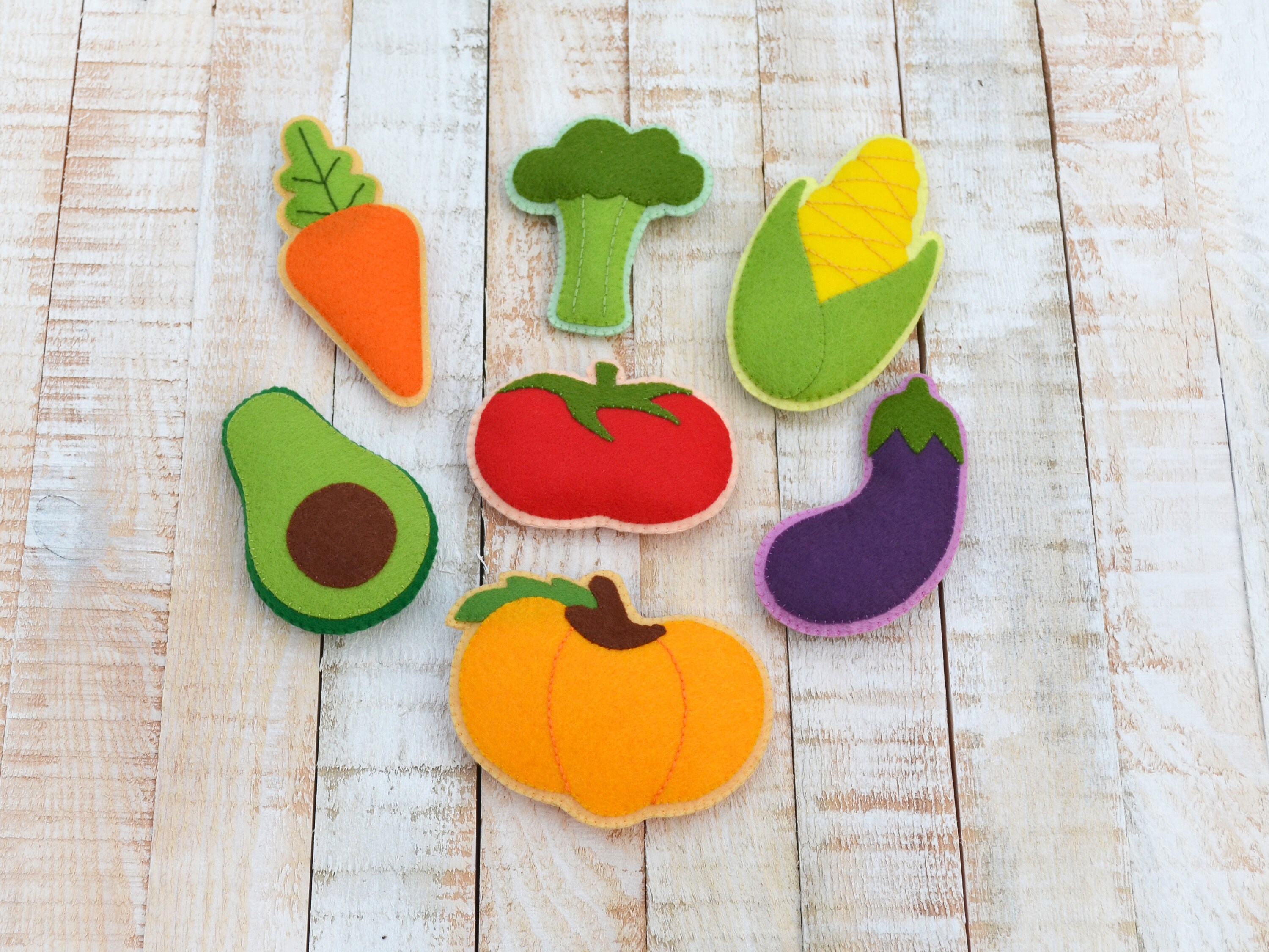 CORN Pdf Felt Pattern, Felt Corn on the Cob, Felt Toy Sewing Pattern ...