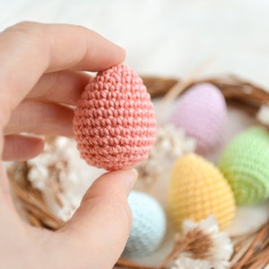 Mini Egg Crochet PATTERN for Easter Decor and Gifts - Etsy