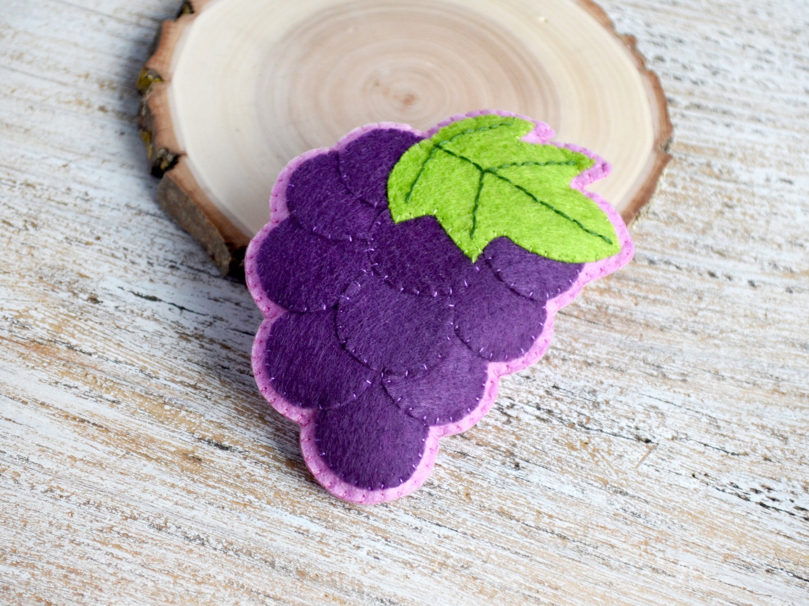 GRAPES Felt Play Food PATTERN Felt Pdf Sewing Pattern - Etsy