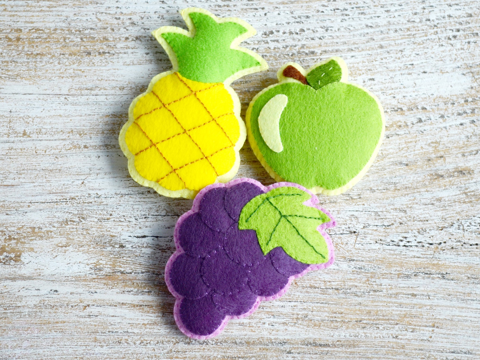GRAPES Felt Play Food PATTERN Felt Pdf Sewing Pattern - Etsy UK