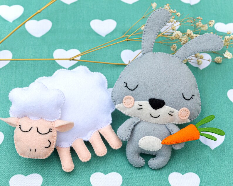 Felt Sheep PDF PATTERN . Sewing Pattern Digital File . Farm - Etsy