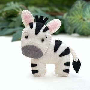 Zebra Felt PATTERN Pdf . Safari Nursery Mobile Hanging Toy Sewing ...