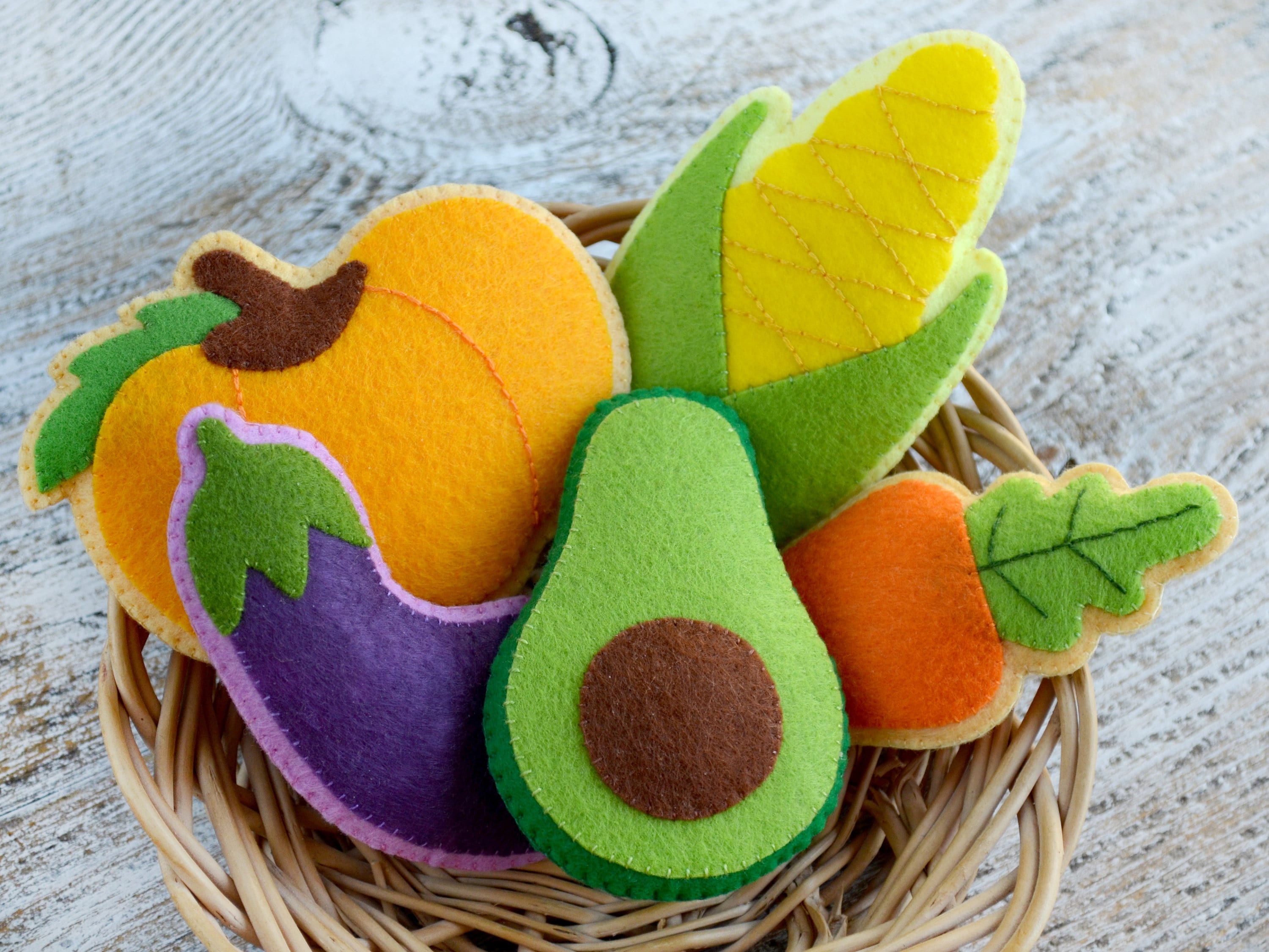 Avocado Felt Food PATTERN Pdf - Etsy