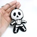 Skeleton Felt PATTERN Pdf . Halloween Ornament Sewing Pattern . Easy ...