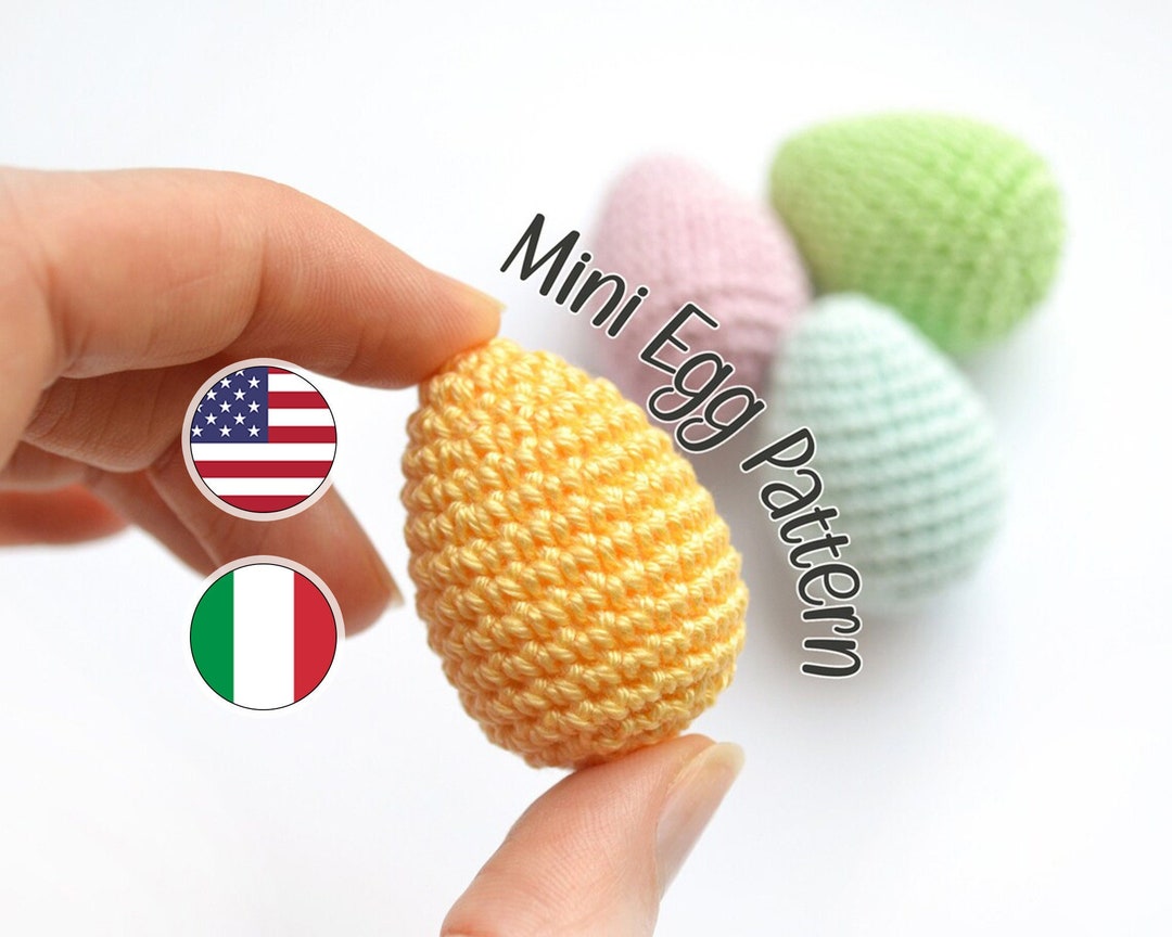 Mini Egg Crochet PATTERN for Easter Decor and Gifts - Etsy