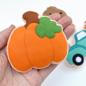 Pumpkin Felt PATTERN Pdf . Halloween Sewing Pattern . Holiday Decor ...