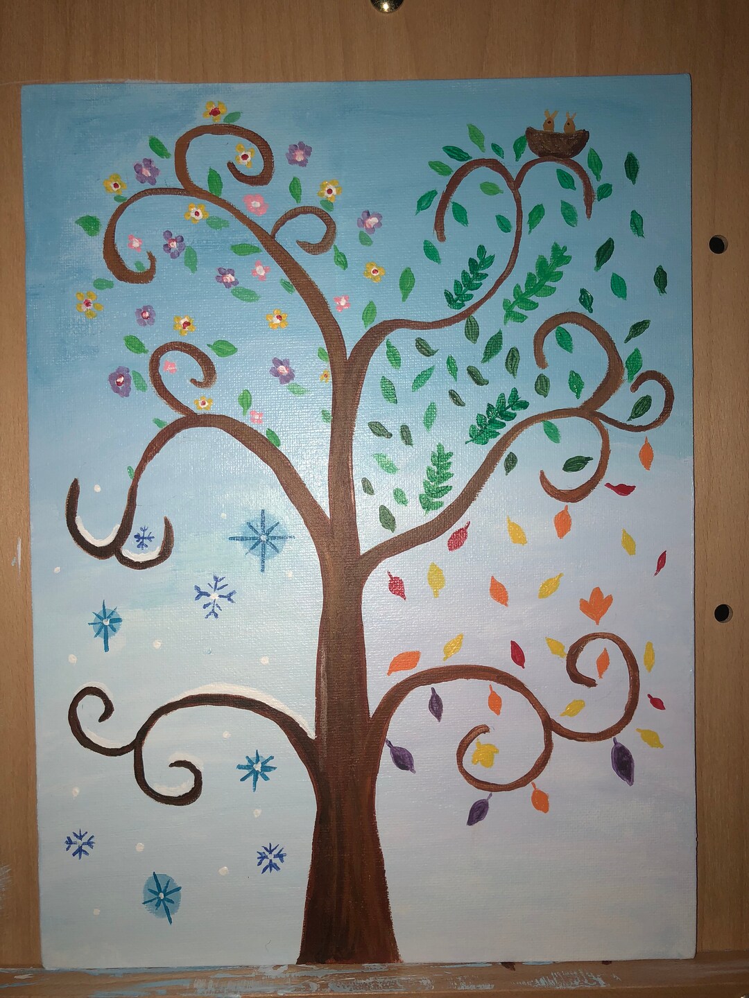 Tree of Four Seasons - Made to Order - Etsy