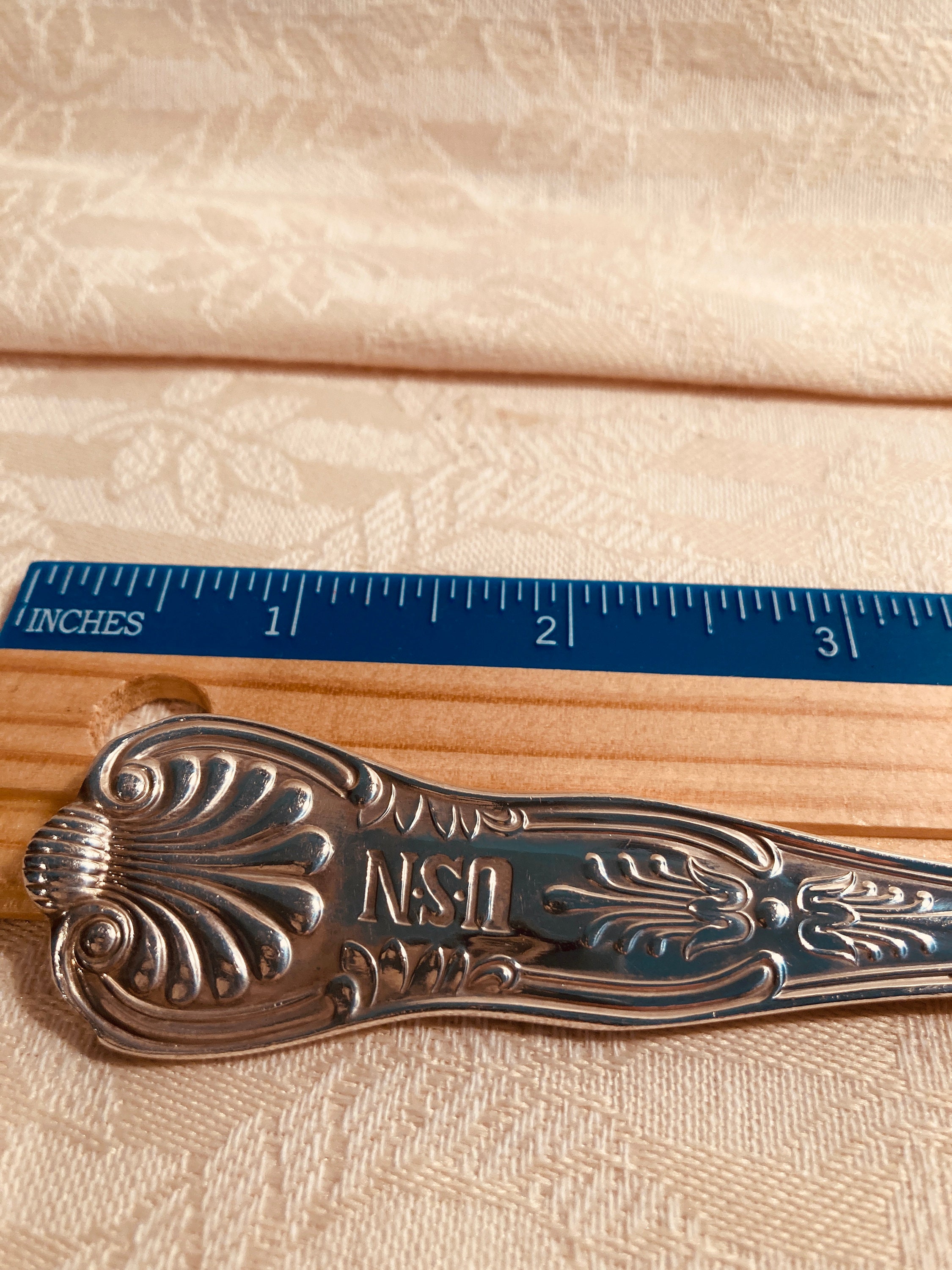 US Navy Serving Spoon Kings Anchor International Silver Co - Etsy