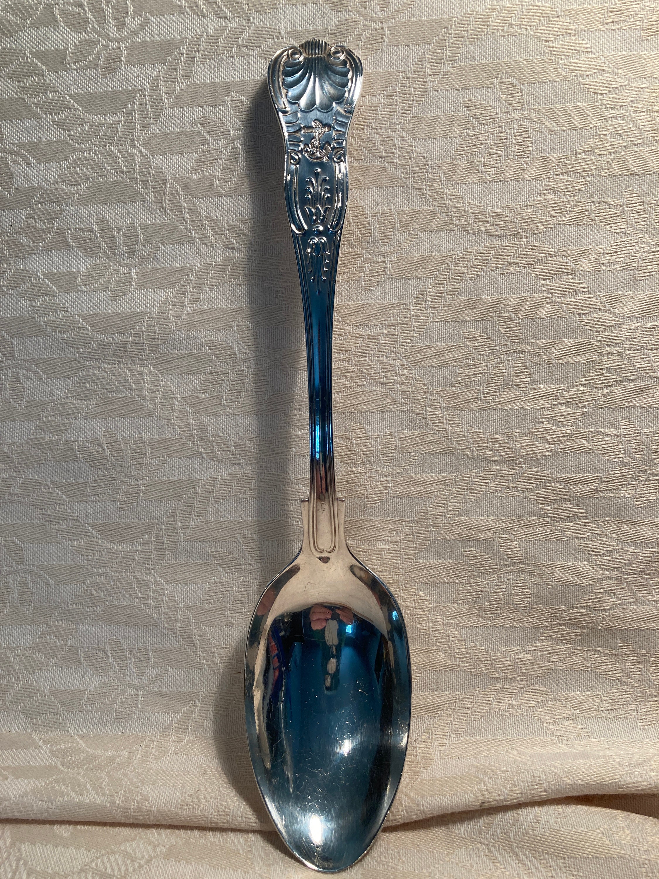 US Navy Serving Spoon Kings Anchor International Silver Co - Etsy