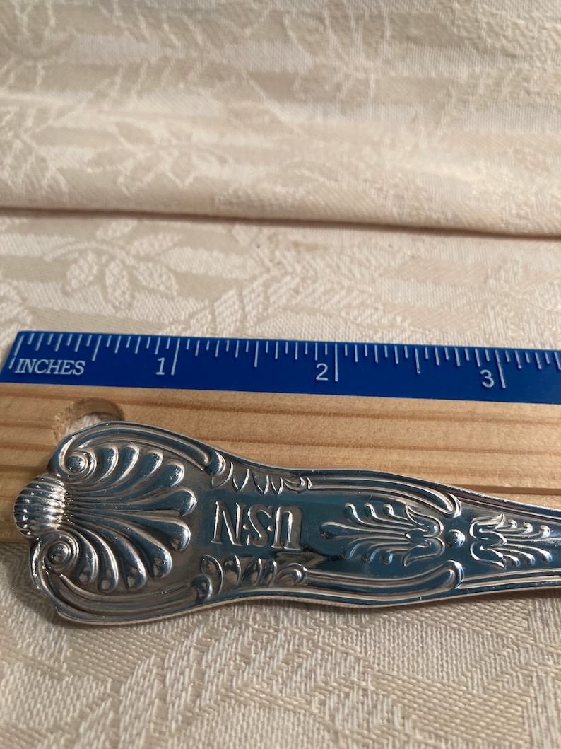 US Navy Serving Spoon Kings Anchor International Silver Co - Etsy
