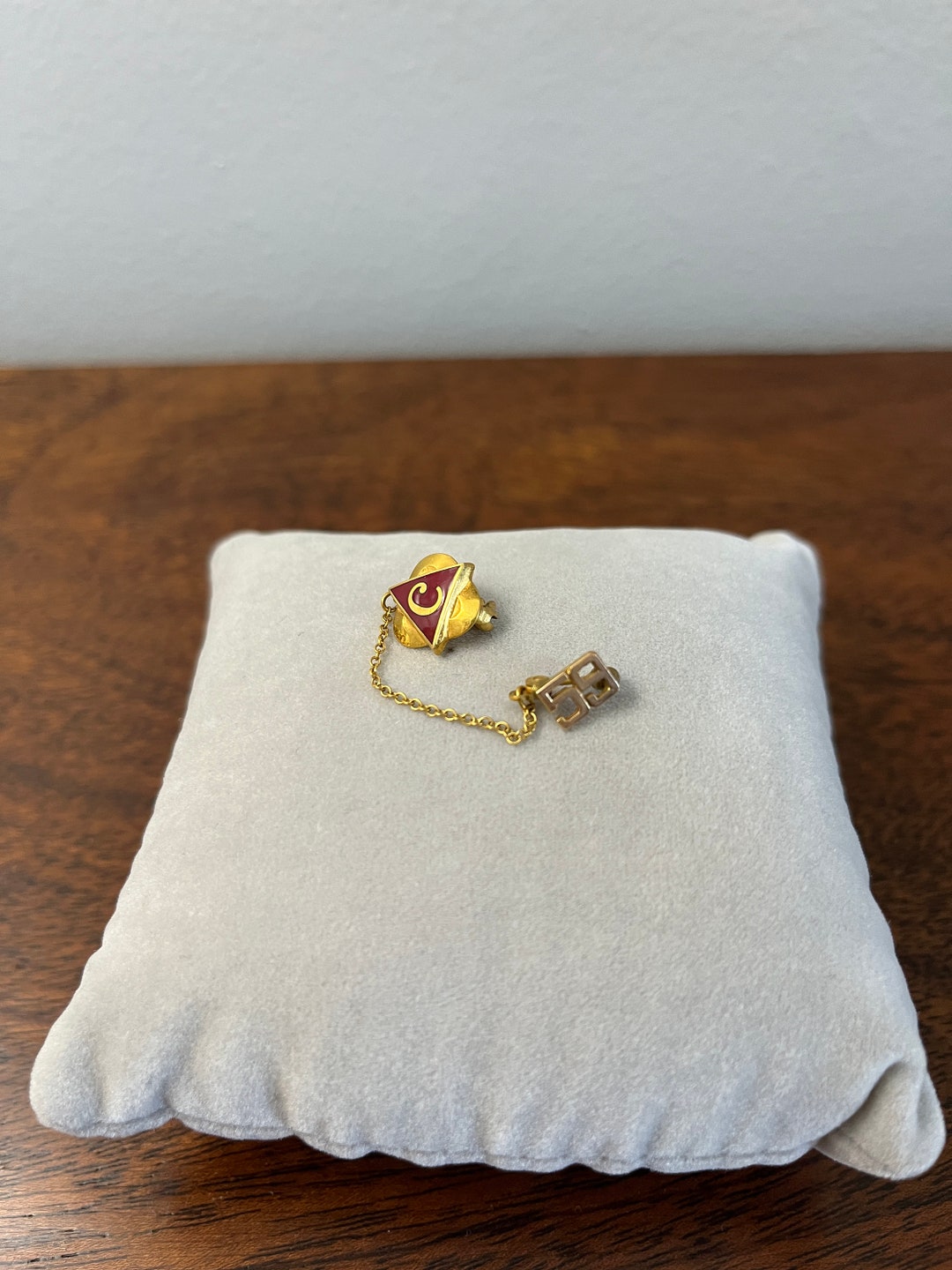 Vintage Class Pin 10K Gold 1959 C - Etsy