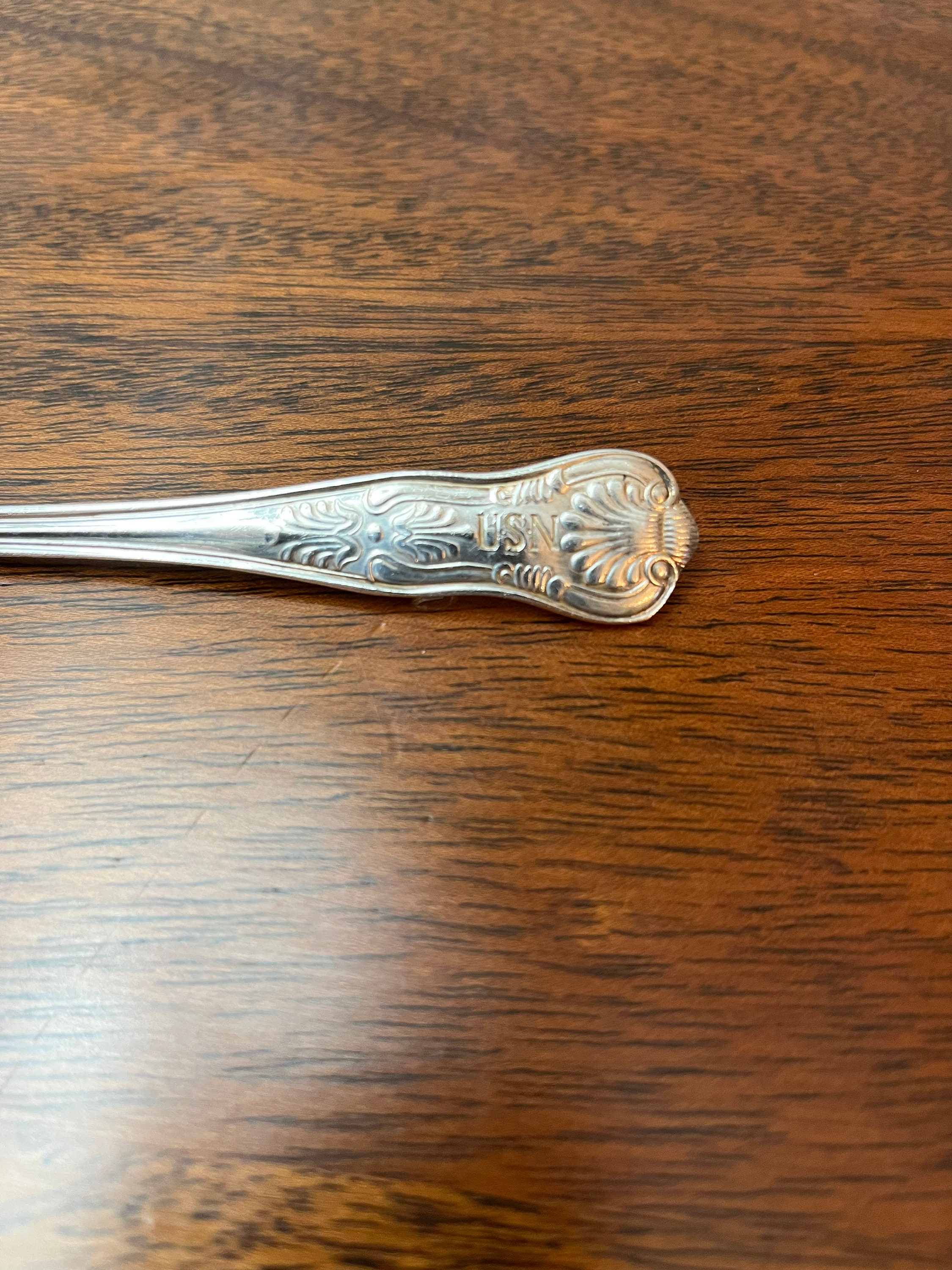 Rare USN Ice Tea Spoon International Silver Co. - Etsy