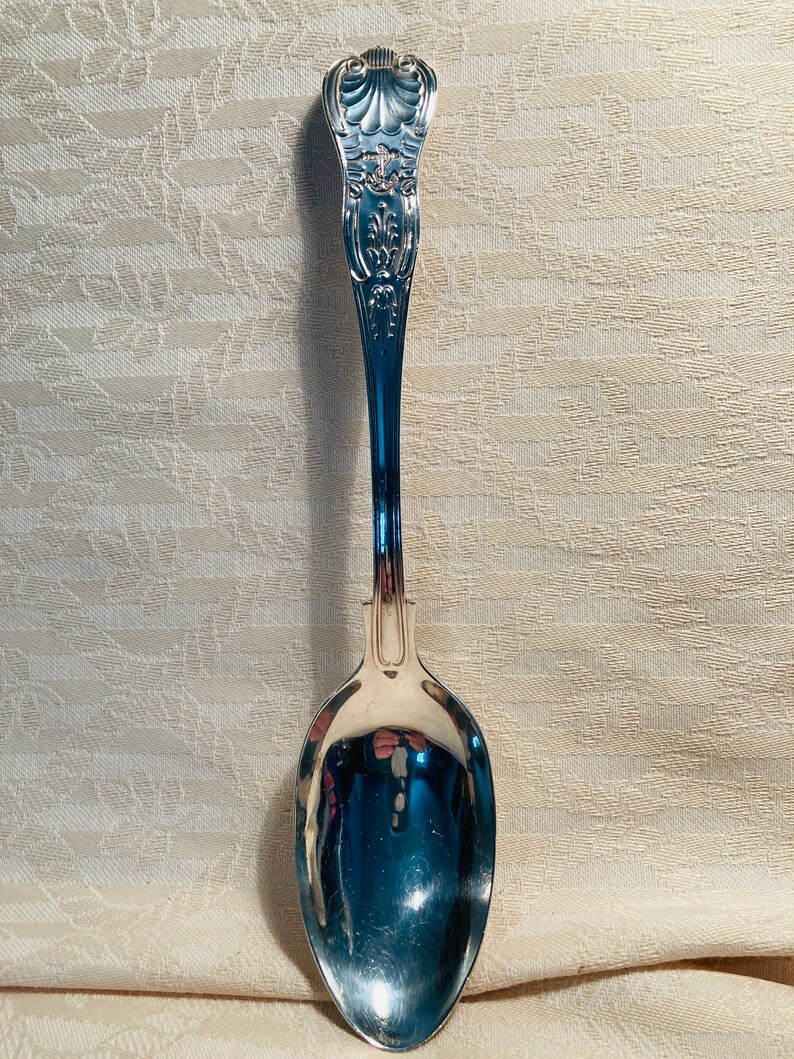 US Navy Serving Spoon Kings Anchor International Silver Co - Etsy