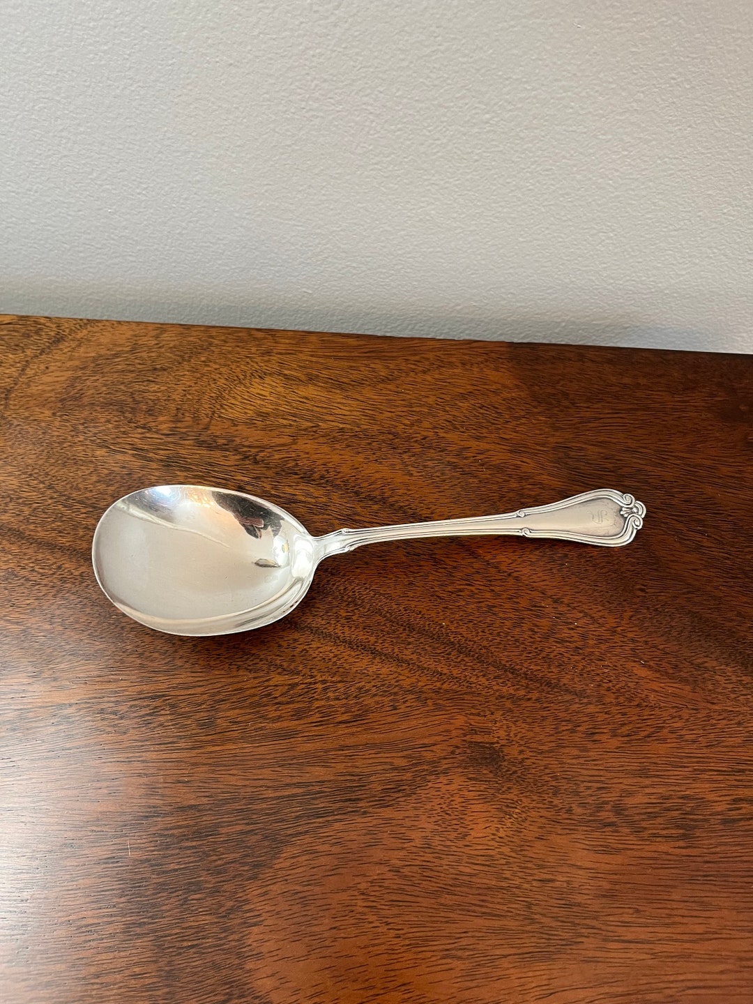 Sterling Silver Serving Spoon With Hallmarks Lion-anchor-g - Etsy