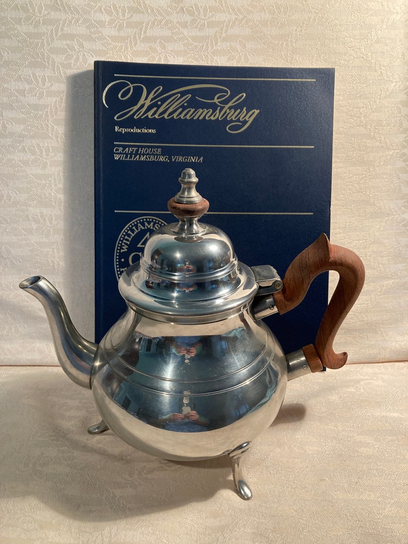 Colonial Williamsburg Pewter Teapot - Etsy