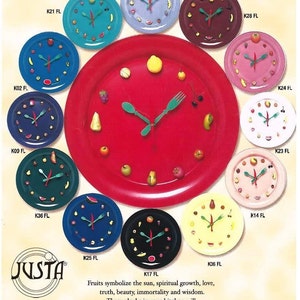 Justa Co. - Handmade Wall Clocks, Kitchen Wall Clocks, Unique Wall ...