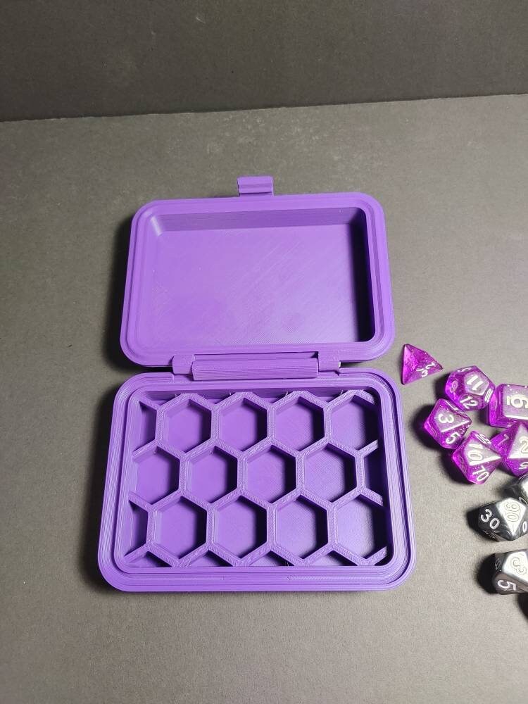 3D printed DnD D&D Dungeons and dragons polyhedral dice case | Etsy