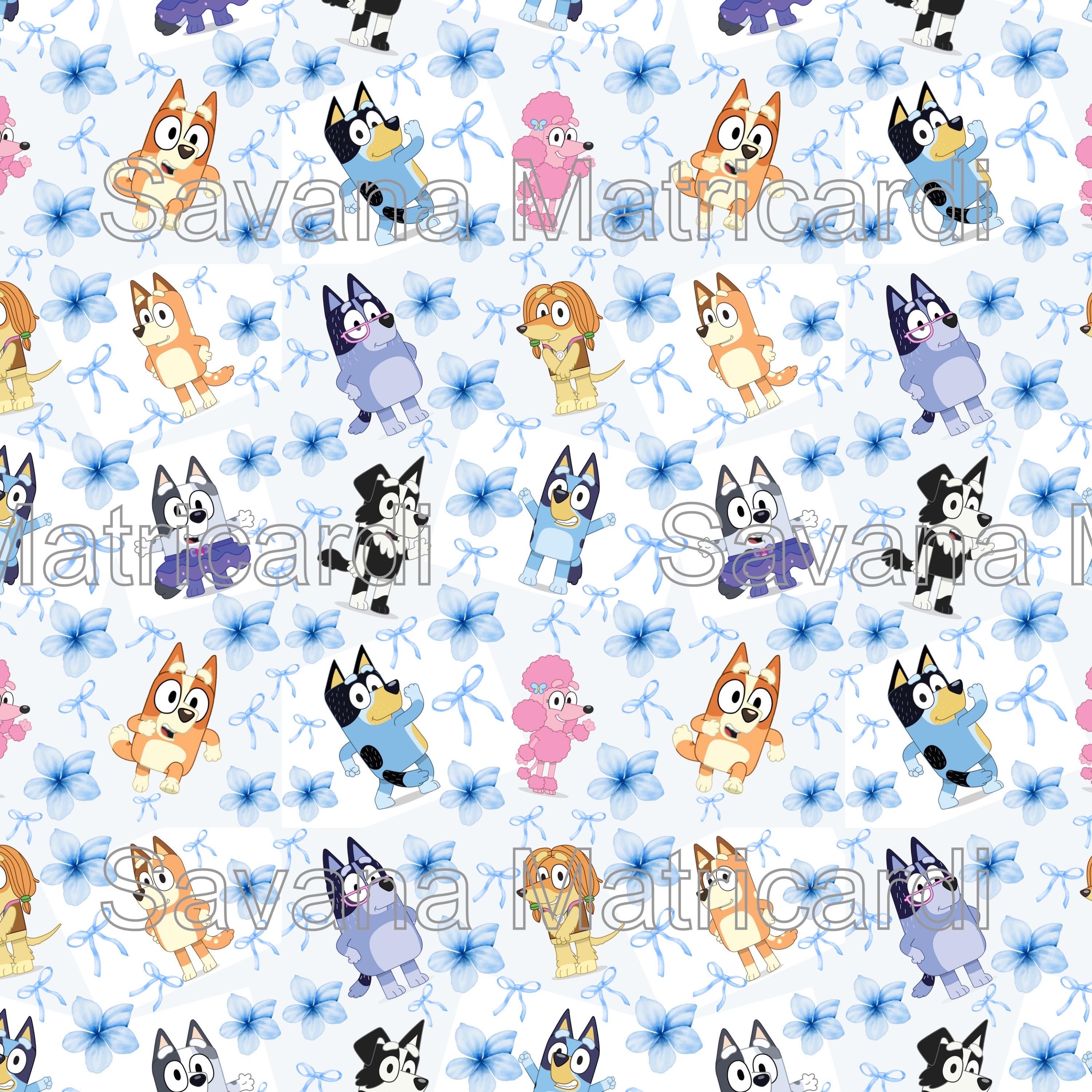 Bluey Seamless File - Etsy