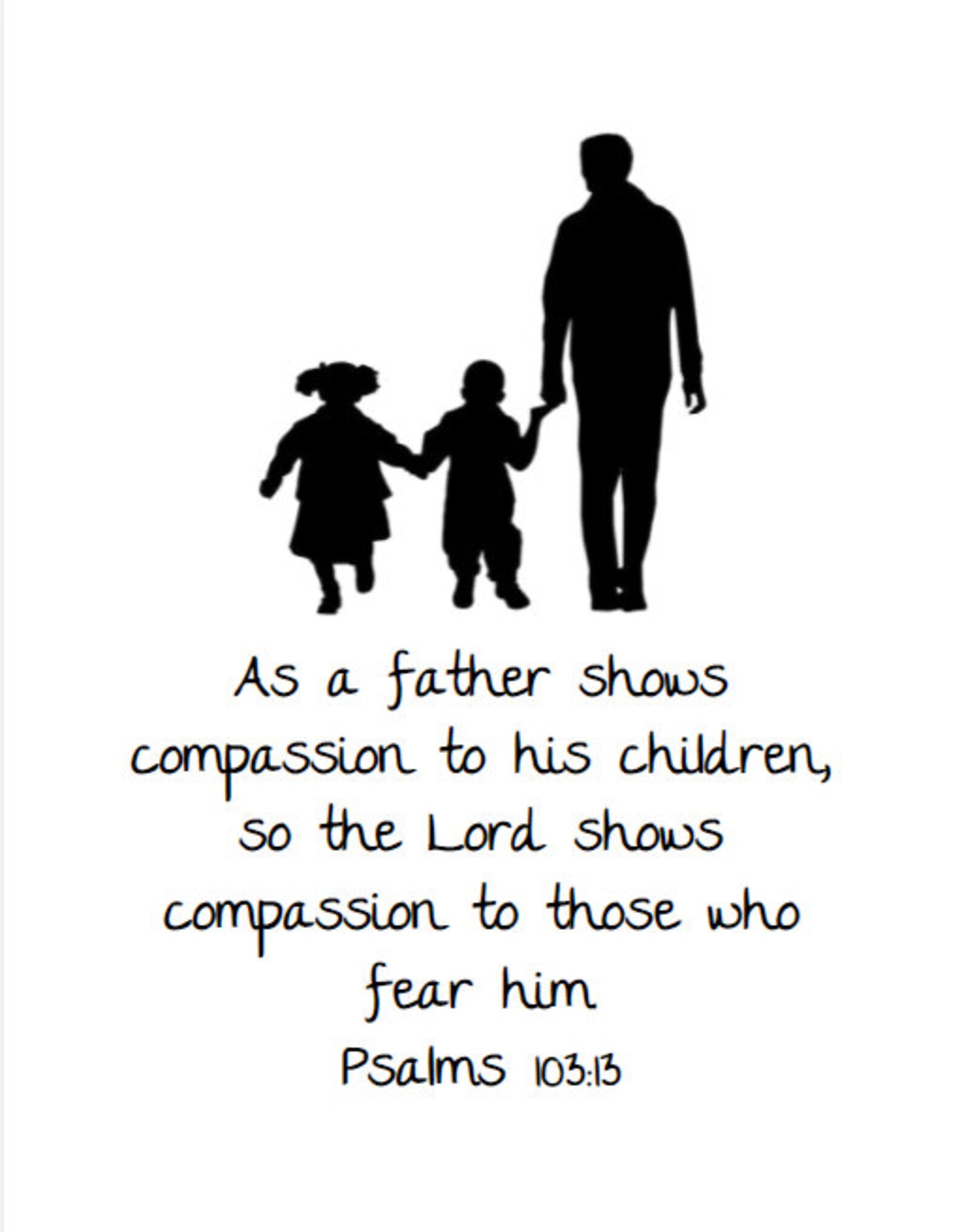 Psalms 103 13 PRINT ONLY Etsy Psalms 103 13 PRINT ONLY Etsy