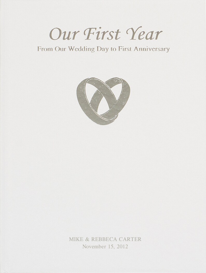 Personalized Our First Year Keepsake Book Unique First - Etsy