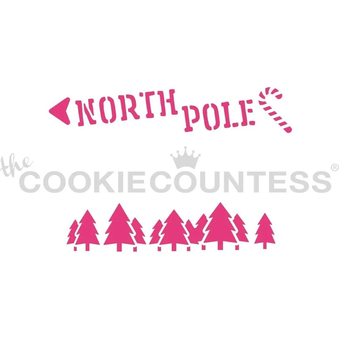 Cookie Countess North Pole Sign - Etsy
