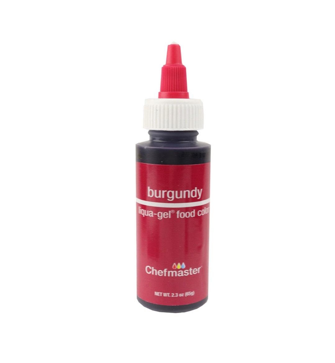 Chefmaster Burgundy Gel Color - Etsy