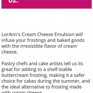 Lorann Cream Cheese Emulsion - Etsy