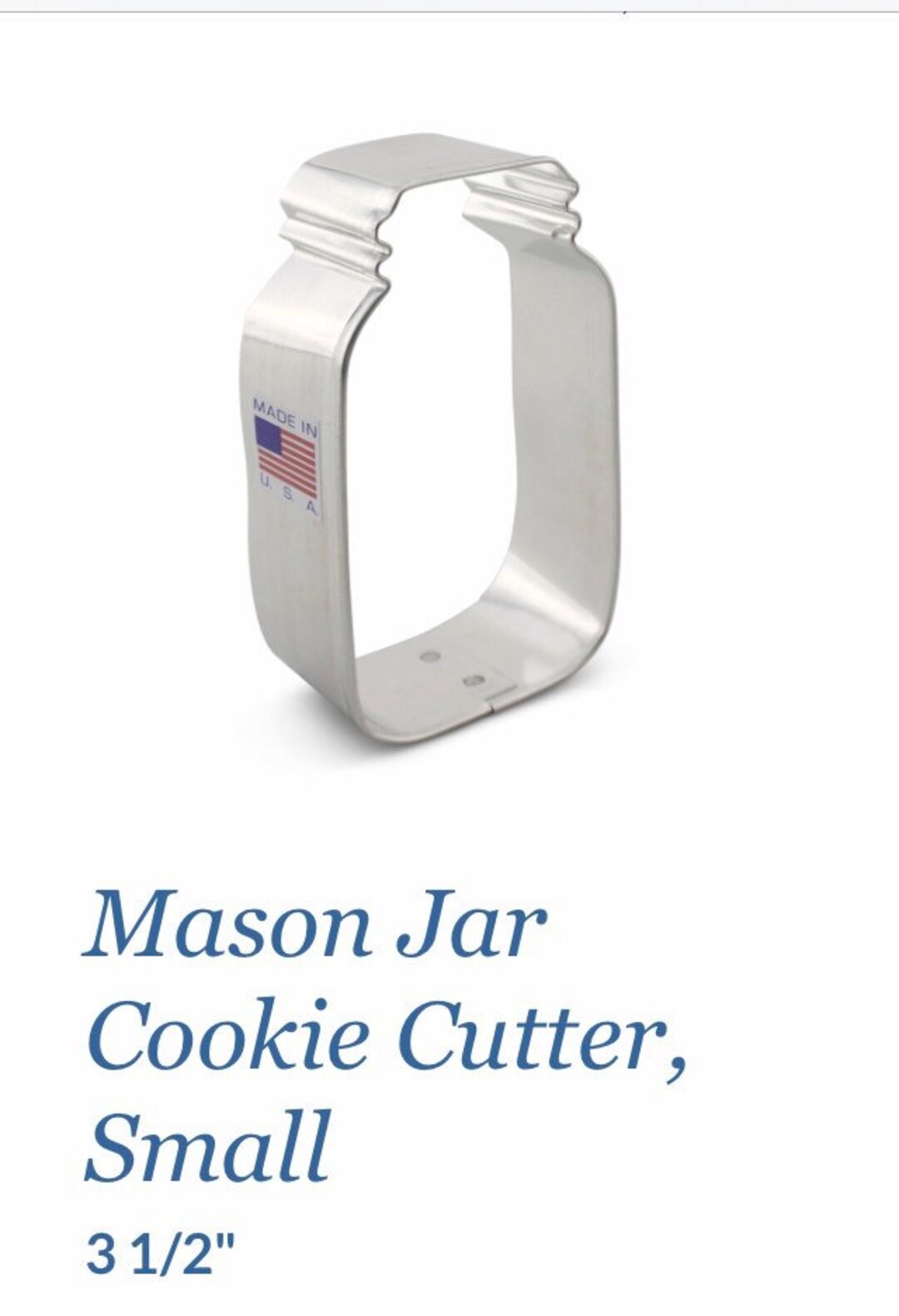 Ann Clark Mason Jar Small Cookie Cutter - Etsy