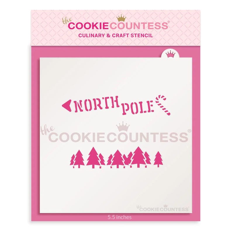 Cookie Countess North Pole Sign - Etsy