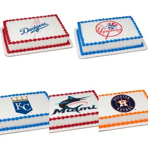 MLB Edible Images - Etsy